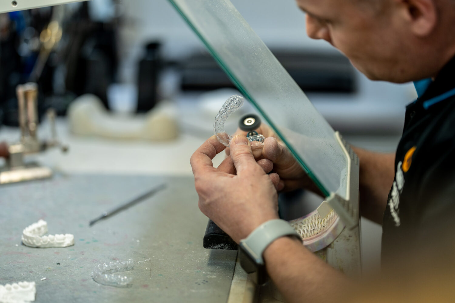 Hard Splints - Essix Style - Cardiff Ortho